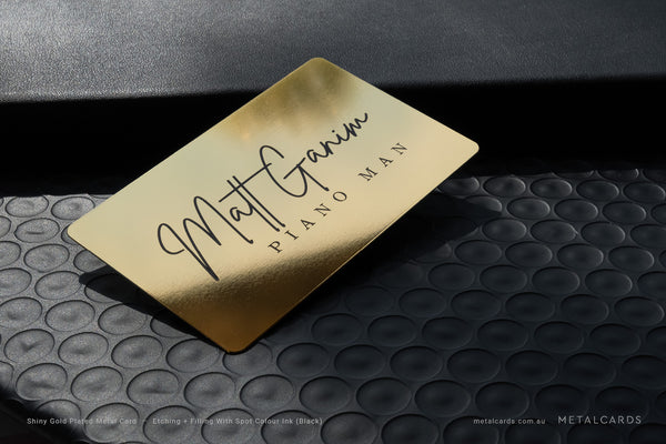 Metal Cards Australia | Gold Metal Card