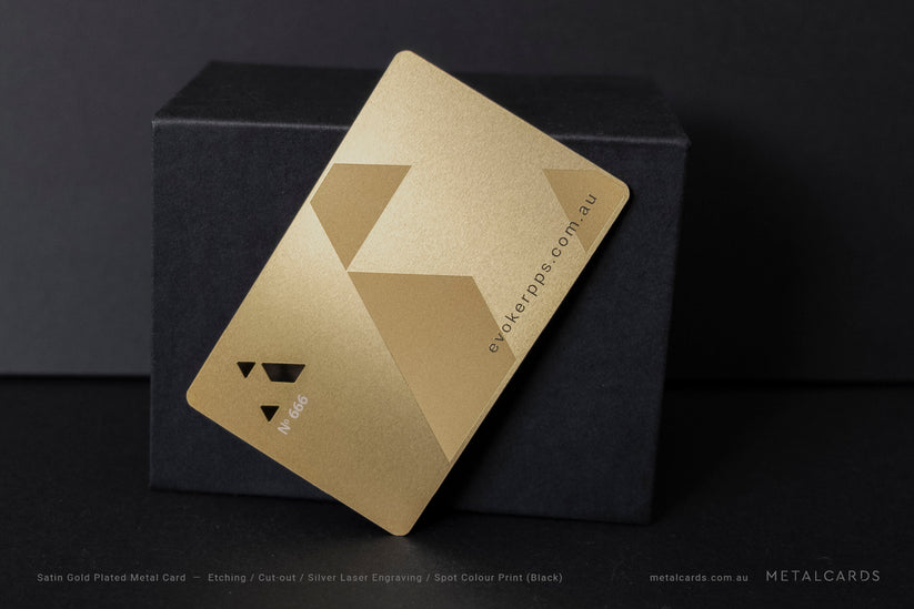Metal Cards Australia | Gold Metal Card