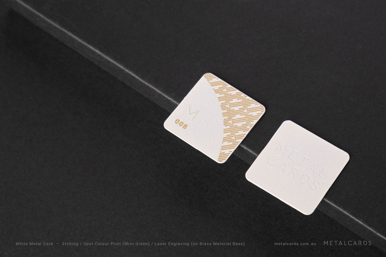 Metal Cards Australia | White Metal Card